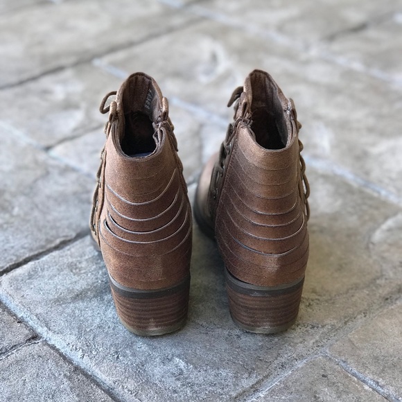 Urban Outfitters | Shoes | Rope Lace Slashed Distressed Ankle Boots ...